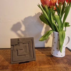 Brutalist Concrete Ennis House Tile: Frank Lloyd Wright Architecture - Etsy
