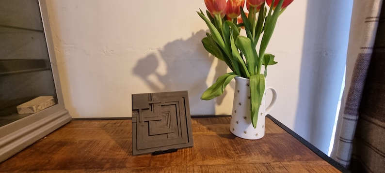 Brutalist Concrete Ennis House Tile: Frank Lloyd Wright Architecture - Etsy