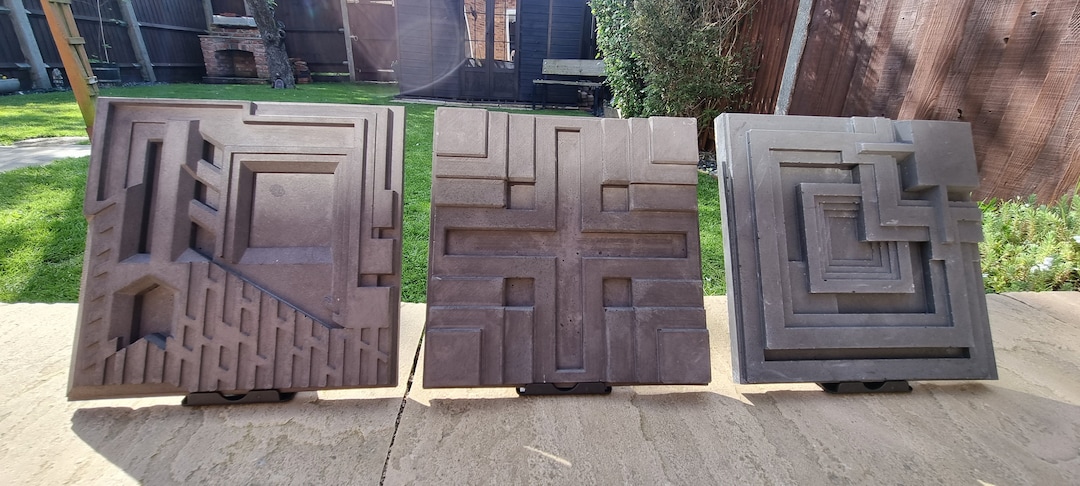Frank Lloyd Wright Ennis House Concrete Tile – Brutalist Architecture ...