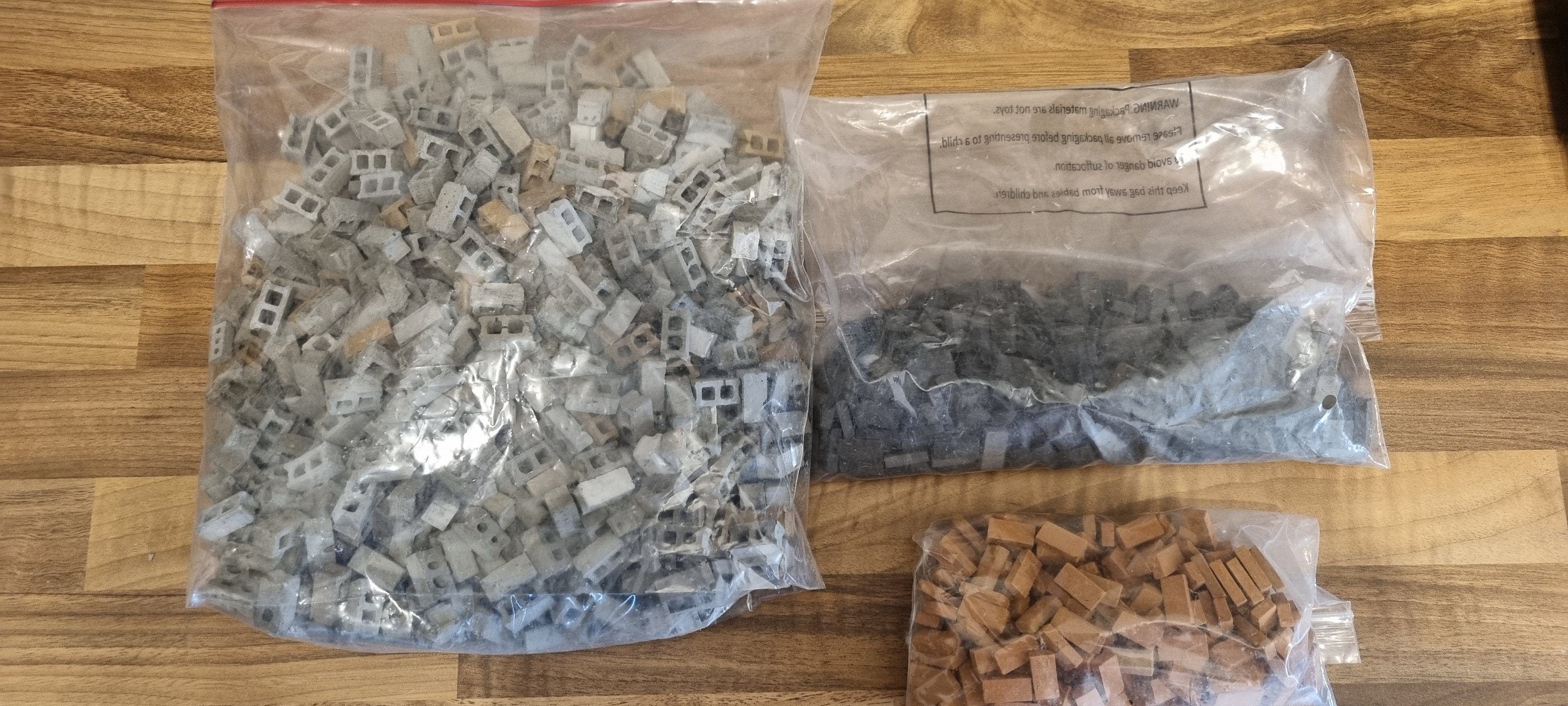 1000+ Mini Cinder Blocks Model Bricks Diorama Model Railway ...