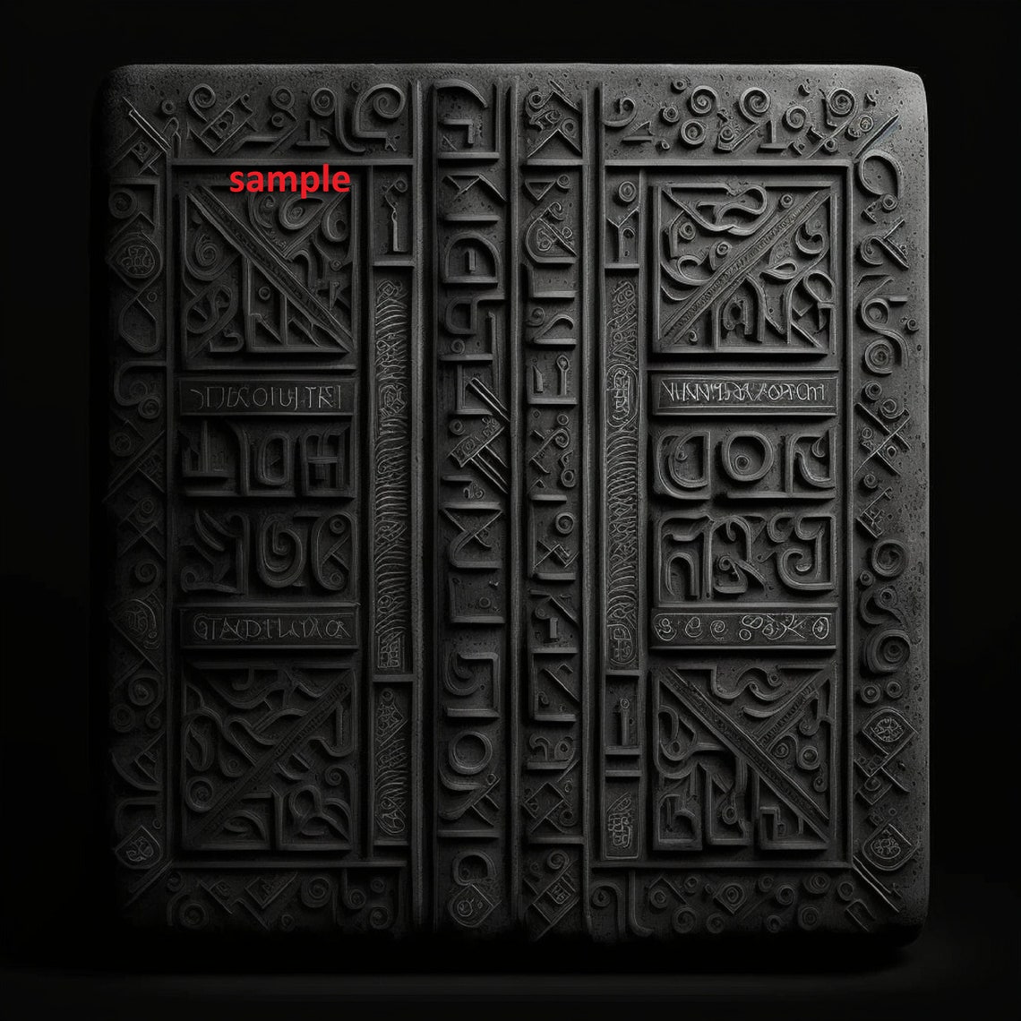 Art Deco Brutalist Tile Inspired by Frank Lloyd Wright's Ennis House ...