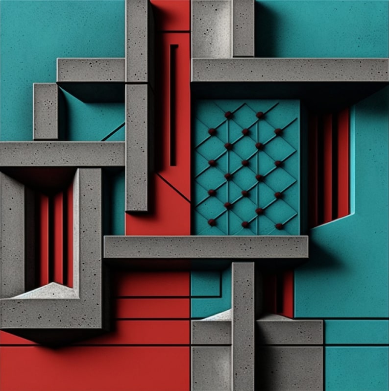 Art Deco Tile Inspired by Frank Lloyd Wright's Ennis House Digital ...