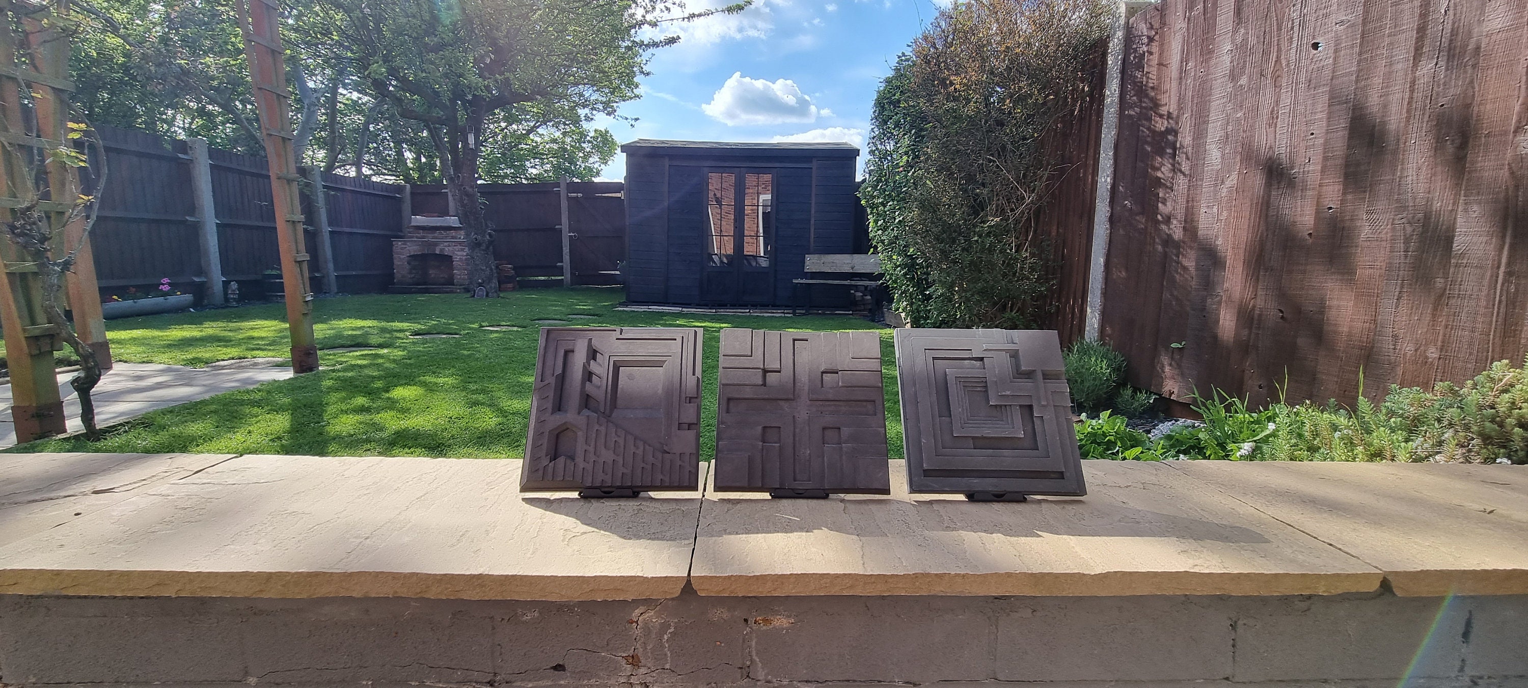 Frank Lloyd Wright Ennis House Concrete Tile – Brutalist Architecture ...