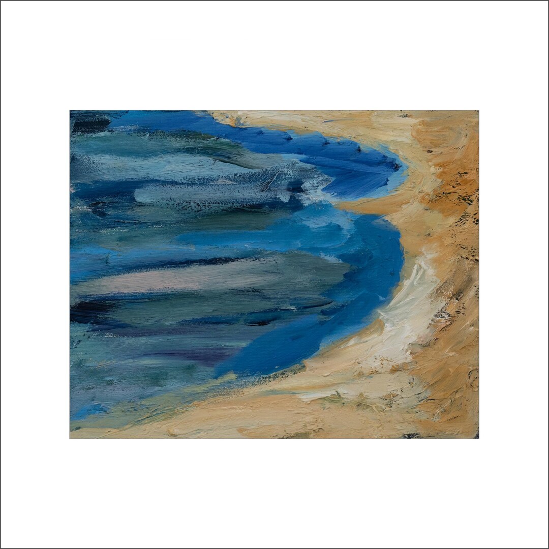 Small Landscape With Sea View. Painting by Katia Demyanova, Oil on ...