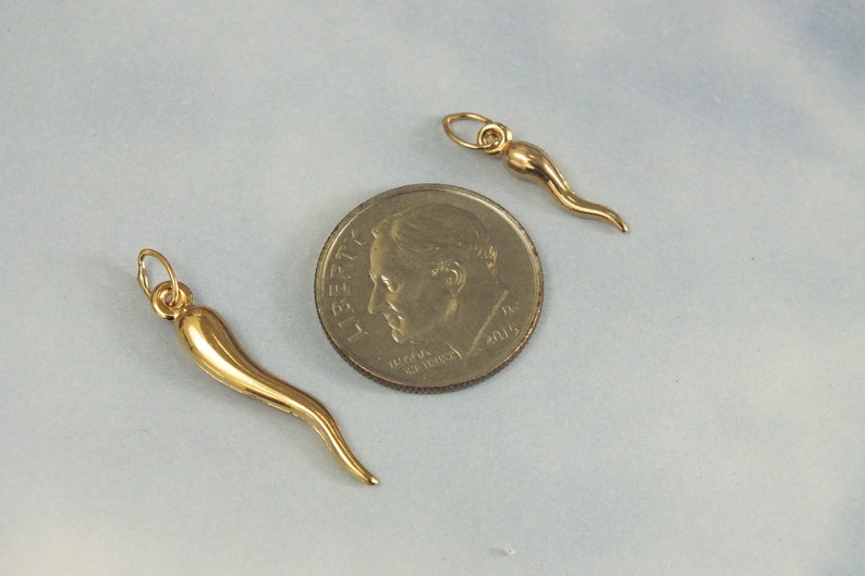 Gold Fertility Necklace 14k Solid Gold Puffed Fertility Horn - Etsy