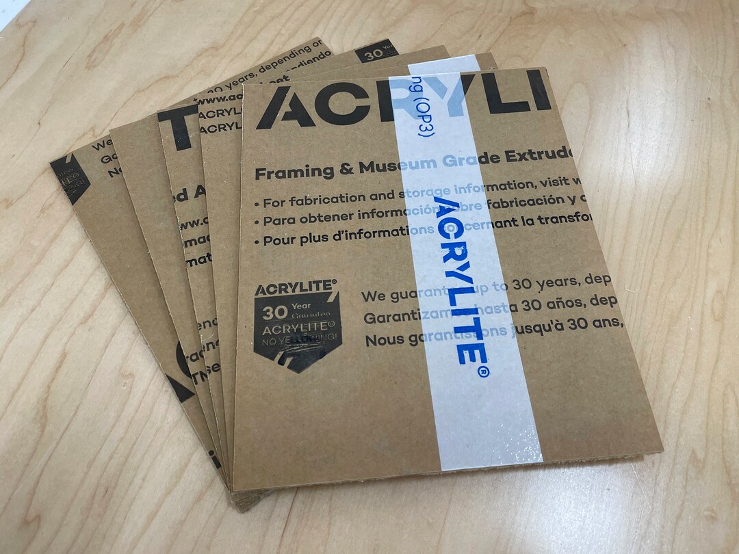 ACRYLITE Gallery UV Filtering OP3 Clear Acrylic Buy 10 Get 1 FREE - Etsy