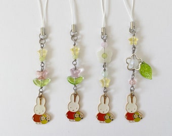 Dango Miffy Phone Charm - Etsy