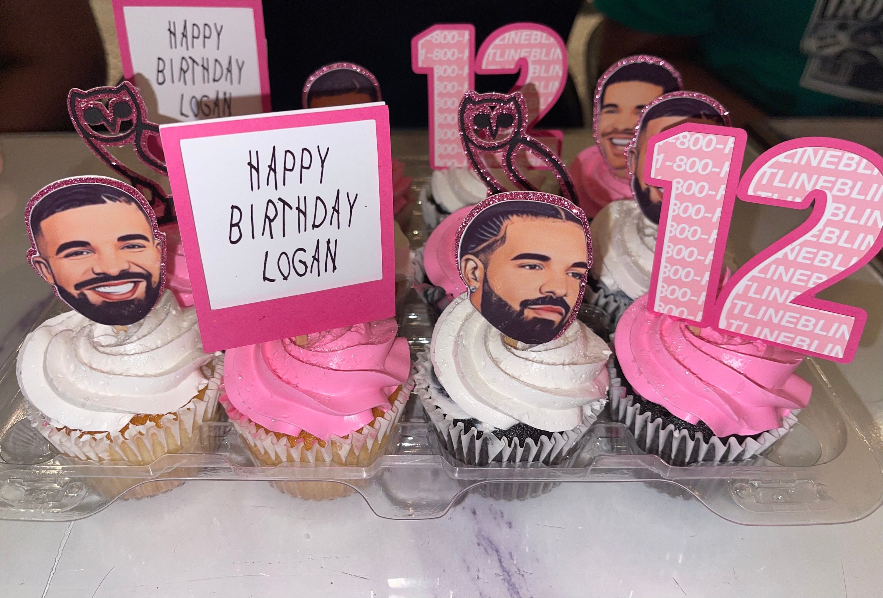 DRAKE CUPCAKE TOPPERS - Etsy