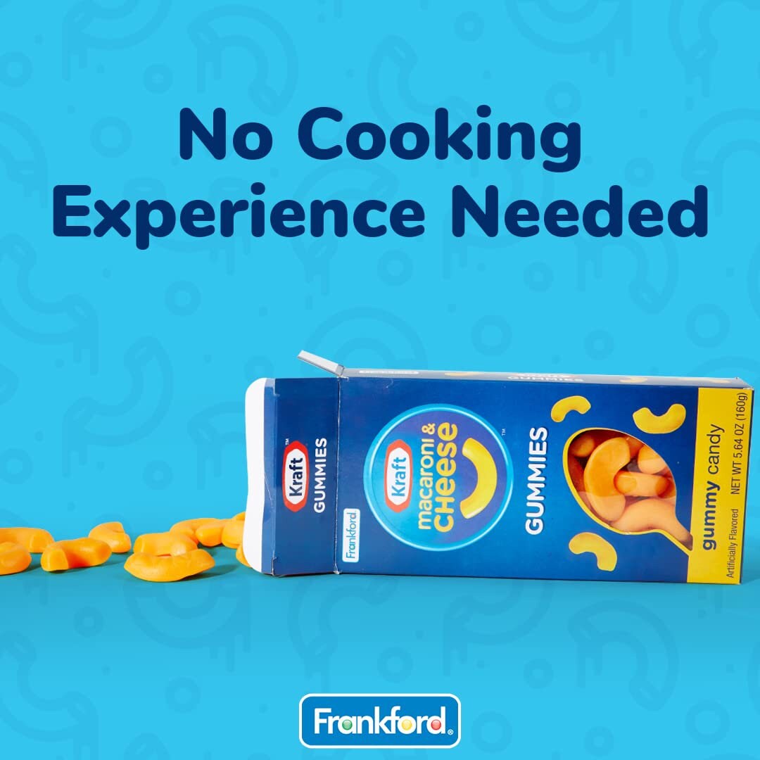Kraft Macaroni & Cheese Gummies Fruity Flavored Gummy Candy 5.64 Oz ...