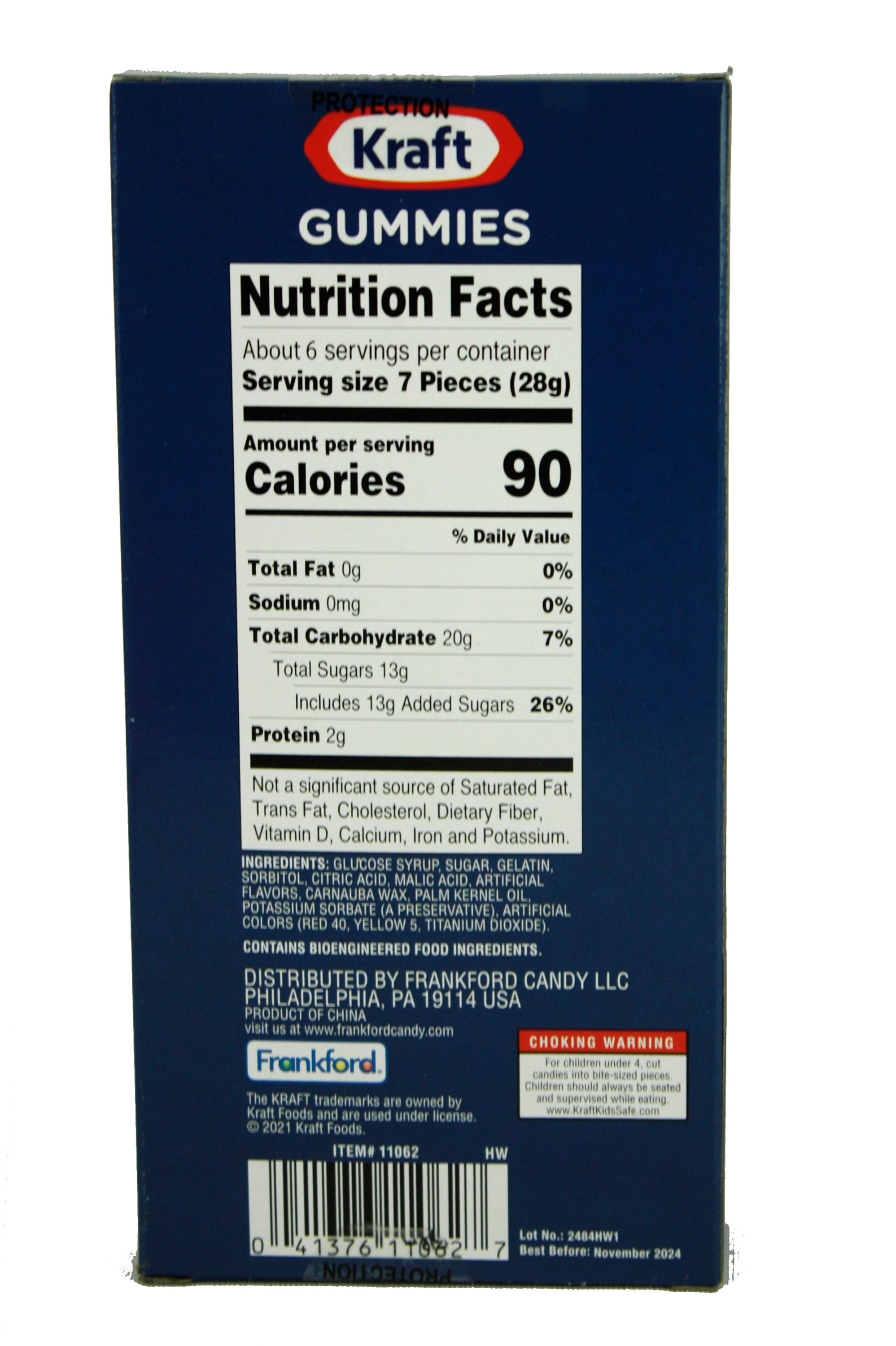 Kraft Macaroni & Cheese Gummies Fruity Flavored Gummy Candy 5.64 Oz ...