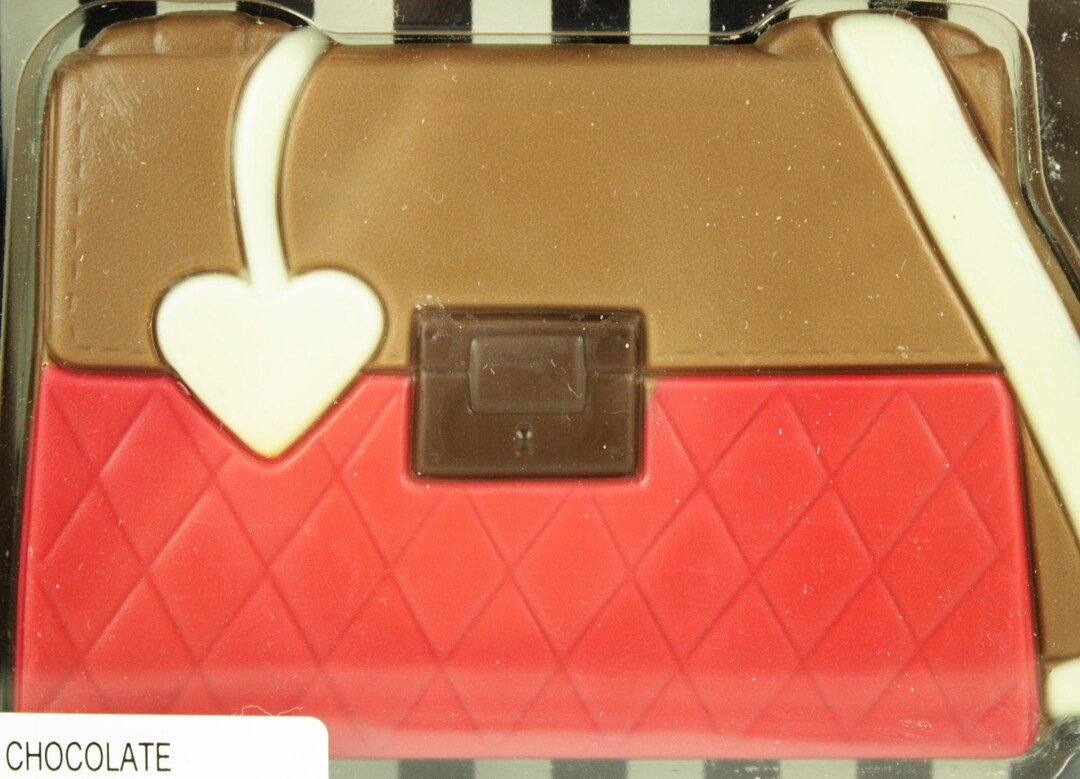 Detailed 3D Candy Solid Chocolate Handbag Purse Gift Box 2.47 Oz German ...