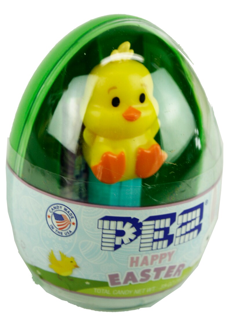 2 Pack Mini Pez With Feet Dispenser in Easter Egg With 2 - Etsy
