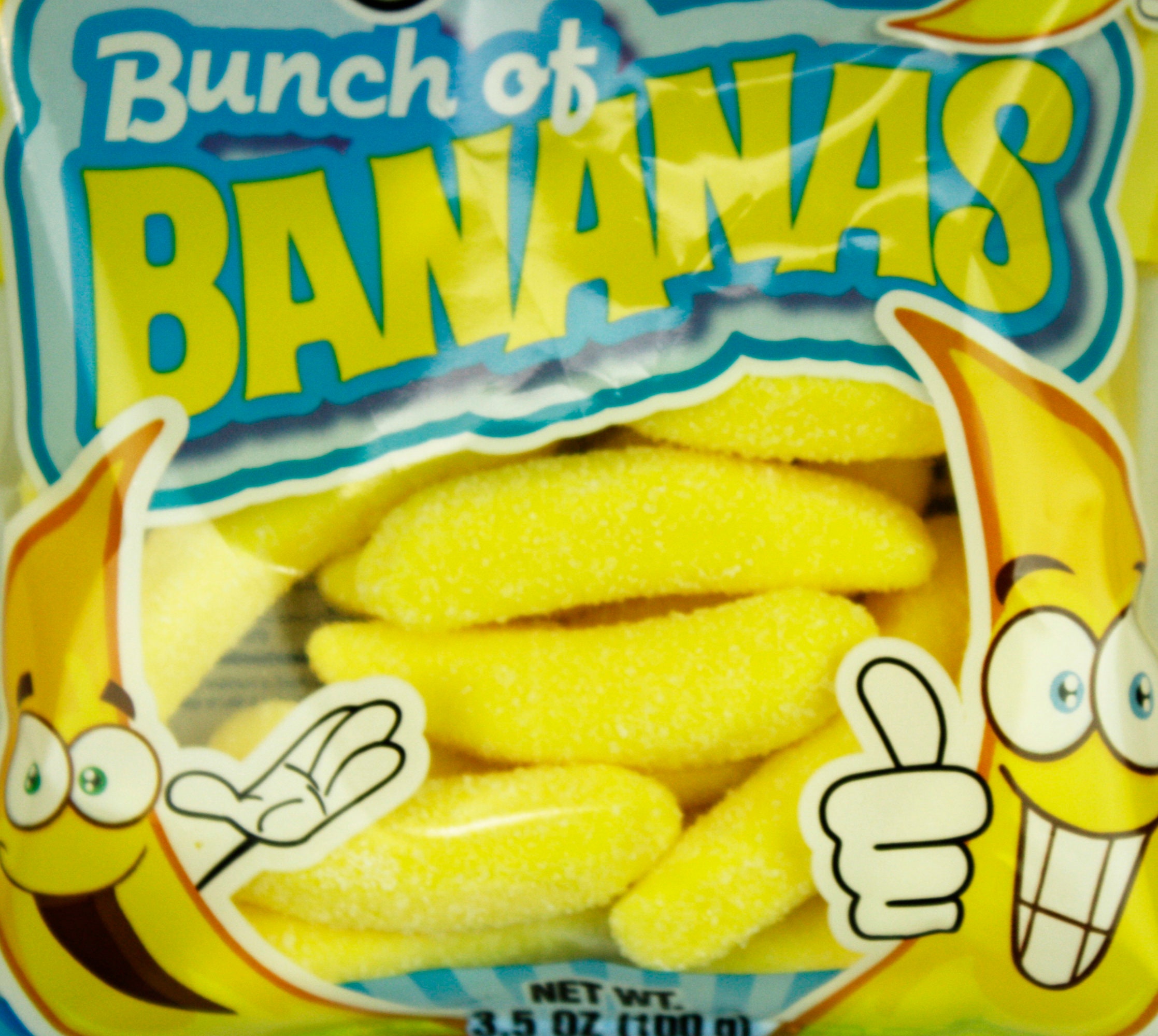 NEW Efrutti Bunch of Bananas Gummi Gummy Candy 3.5 Oz Gluten/fat/nut ...