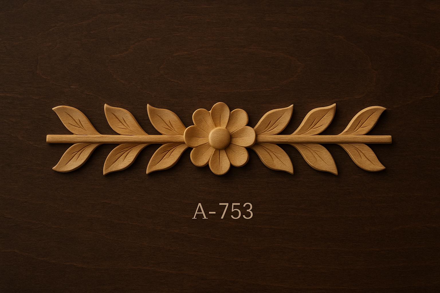 Unpainted Wood Corner Applique – Hand-carved Limba Wood Onlay for ...