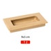Recessed Wooden Handles, Different Sizes Available, Made of Beech Wood ...