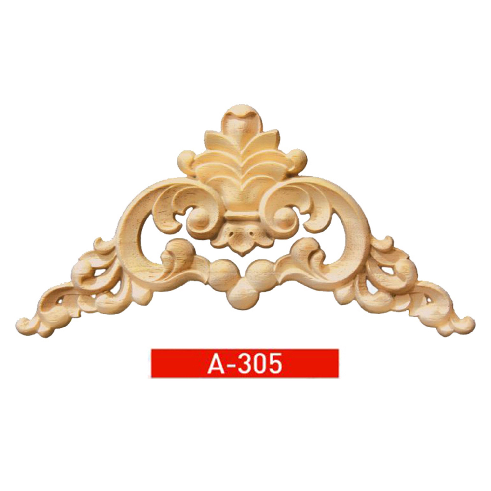 Unpainted Wood, Carved Corner, Applique Onlay, Home Wall Corners ...