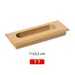 Recessed Handle, Furniture Drawer Handle, Unpainted Wooden Handle ...