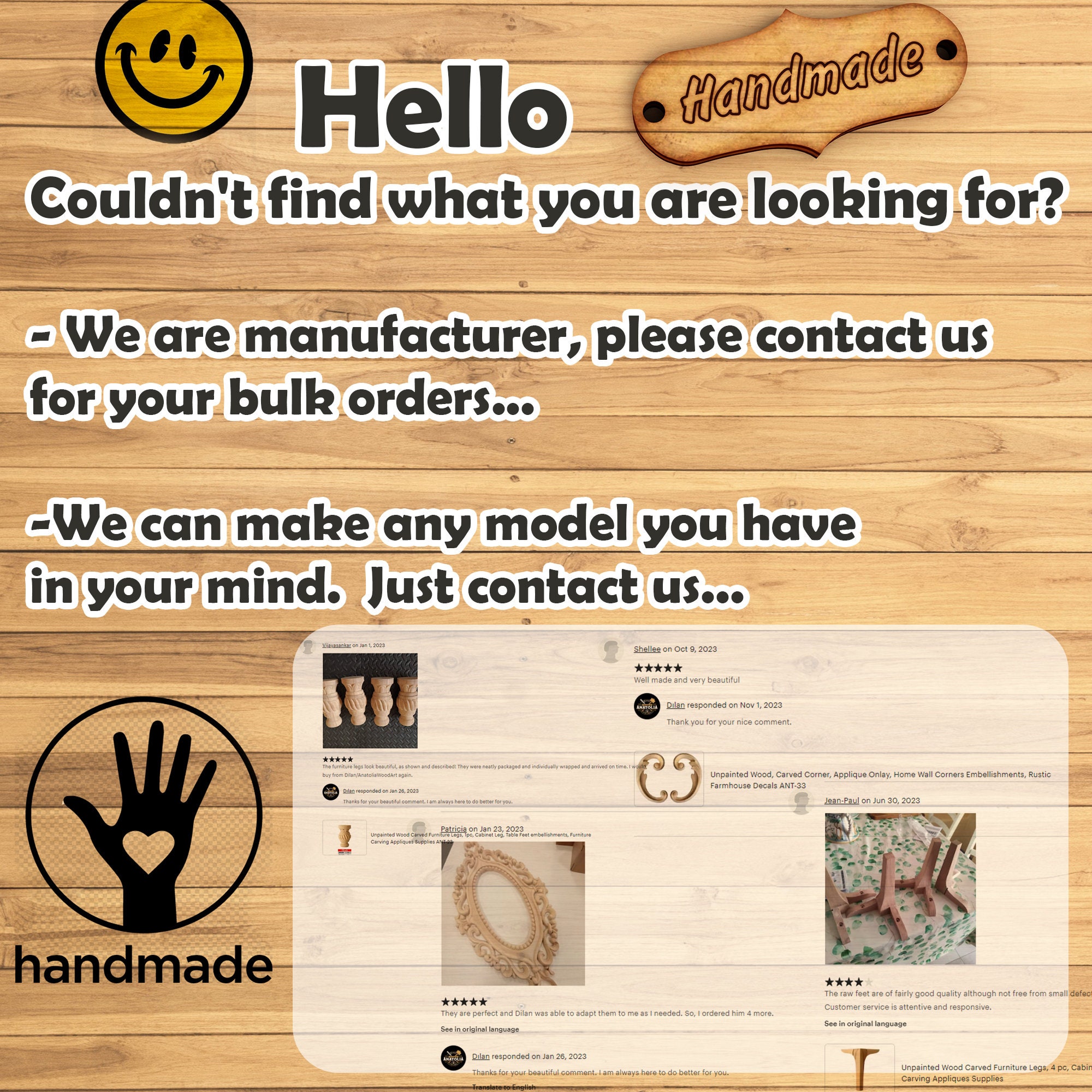 Table Leg, Unpainted Wood, Carved Corner, Applique Onlay, Home Wall ...