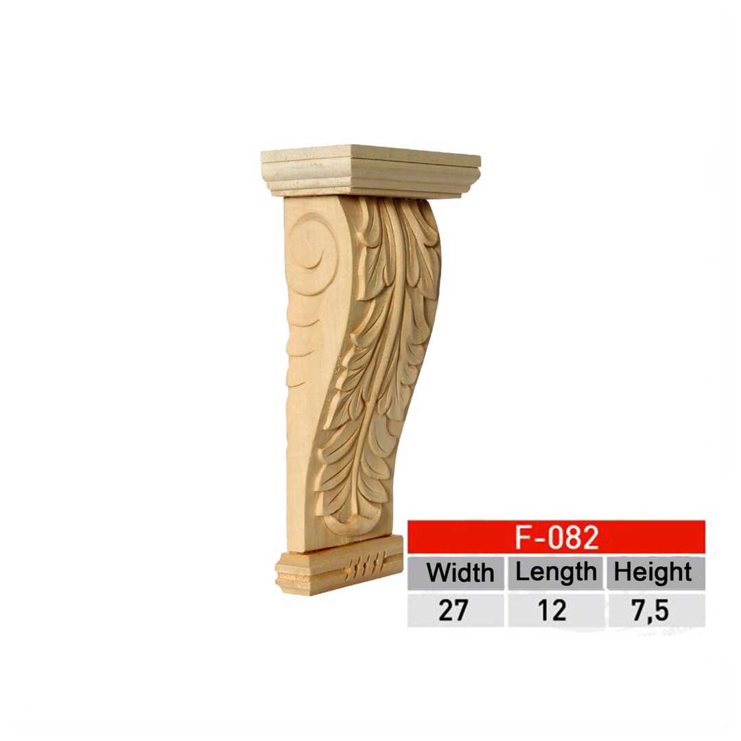 Carved Decorative Corners, Unpainted Woods, Carved Corner, Applique ...