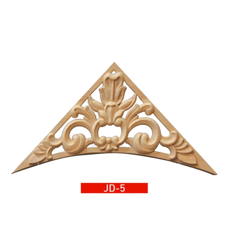 Unpainted Wood, Carved Corner, Applique Onlay, Home Wall Corners ...