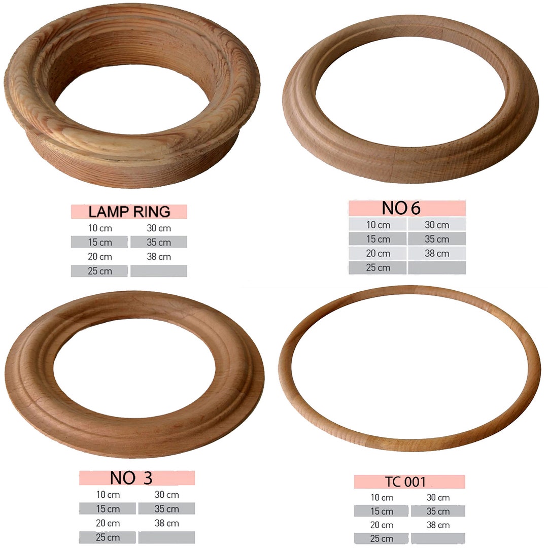 Unpainted Ring Wood Decor Products in the Range of 10 to 40 Cm ...