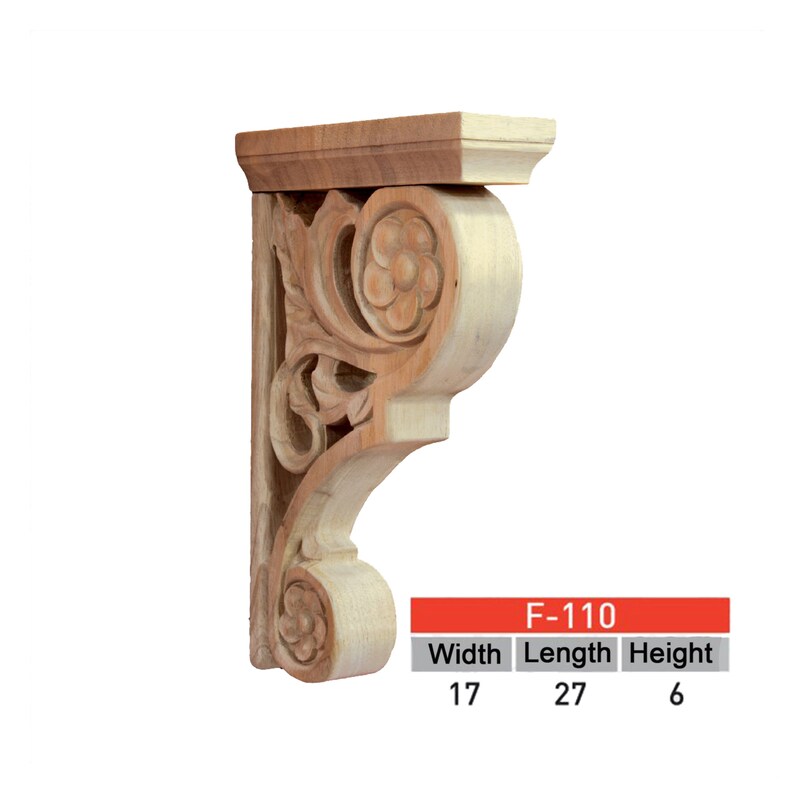 Carved Decorative Corners Unpainted Woods Carved Corner - Etsy