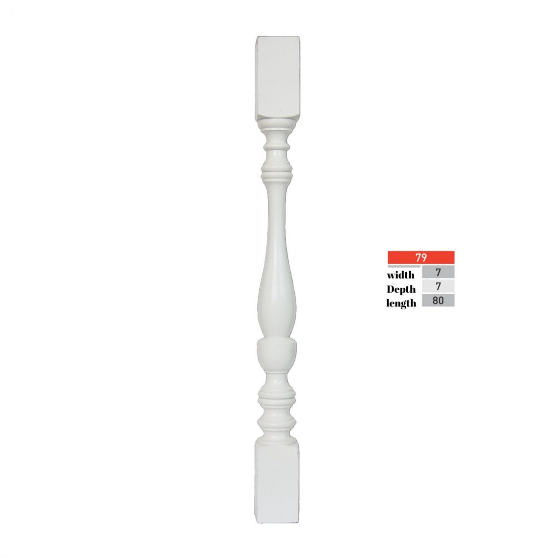 Dining Room Table Leg, Farmhouse Table Leg, Rustic Furniture Leg, Wood ...