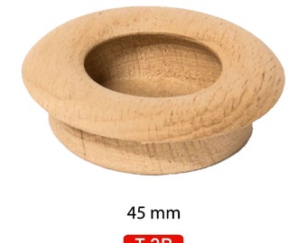 Recessed Wooden Handles, Different Sizes Available, Made of Beech Wood ...
