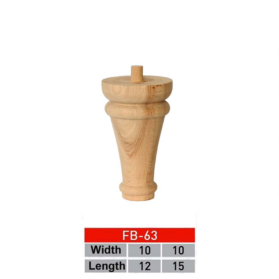 Farmhouse Wood Table Legs Kitchen Island Legs Dinner Table Legs Mid ...