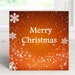 Merry Christmas Card, Happy Xmas Card, Printable Festive Card, Digital ...