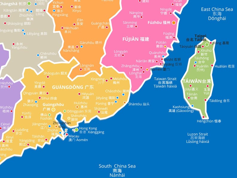 China Map, Detailed Map of People’s Republic of China, Largest Chinese ...