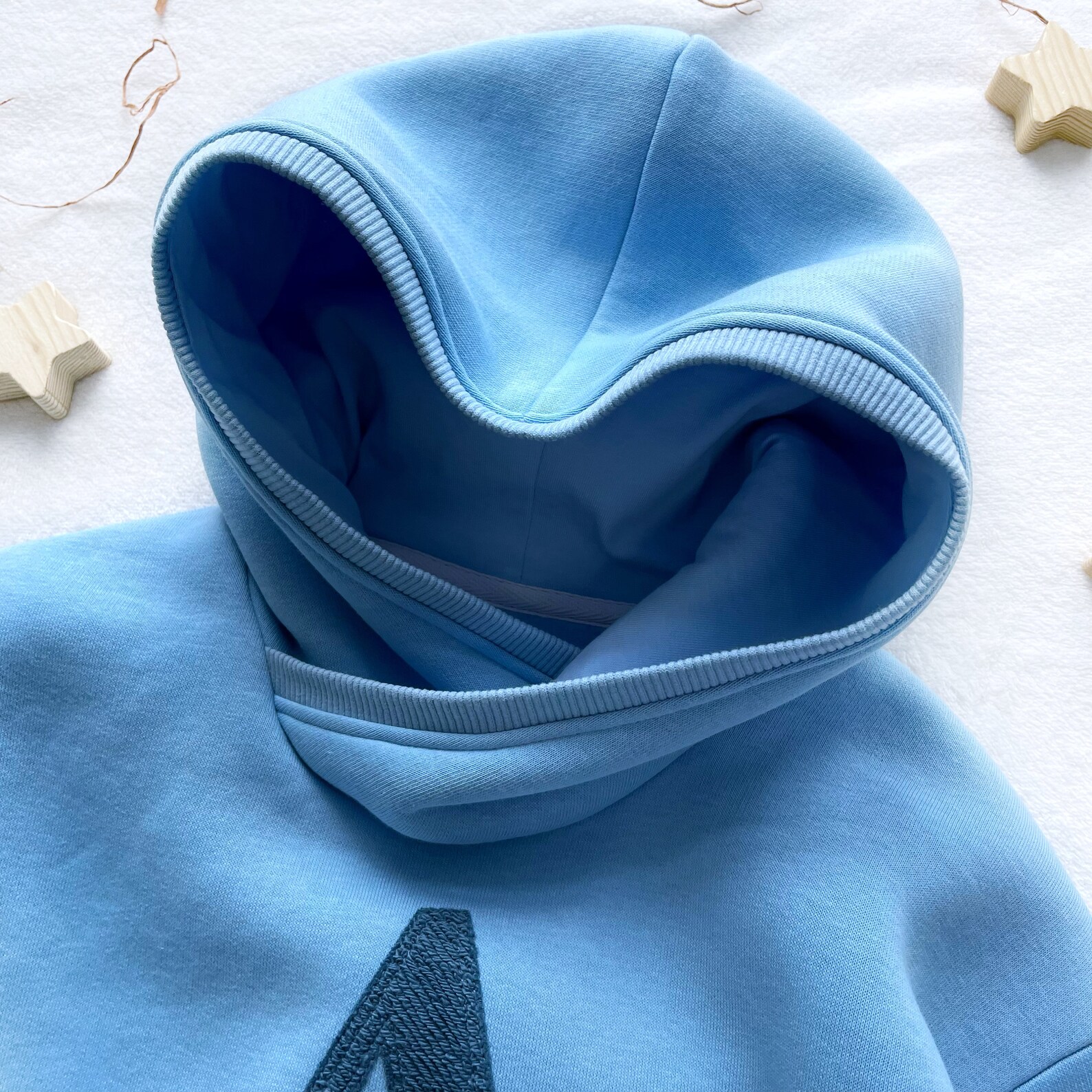 Personalized Name Baby Sky Blue Suit | Custom Initial Sweater ...
