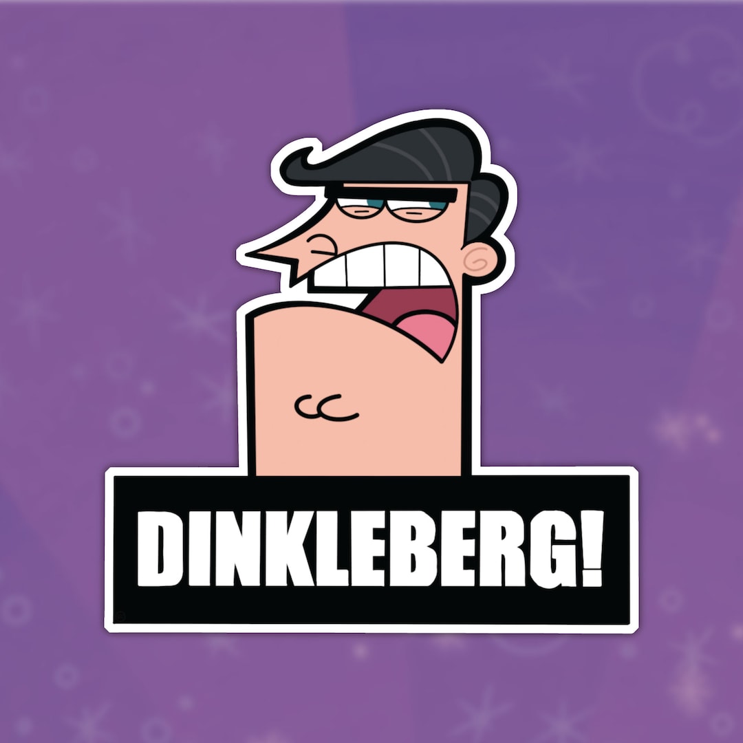 Dinkleberg Fairly Odd Parents Vinyl Sticker Nickelodeon - Etsy