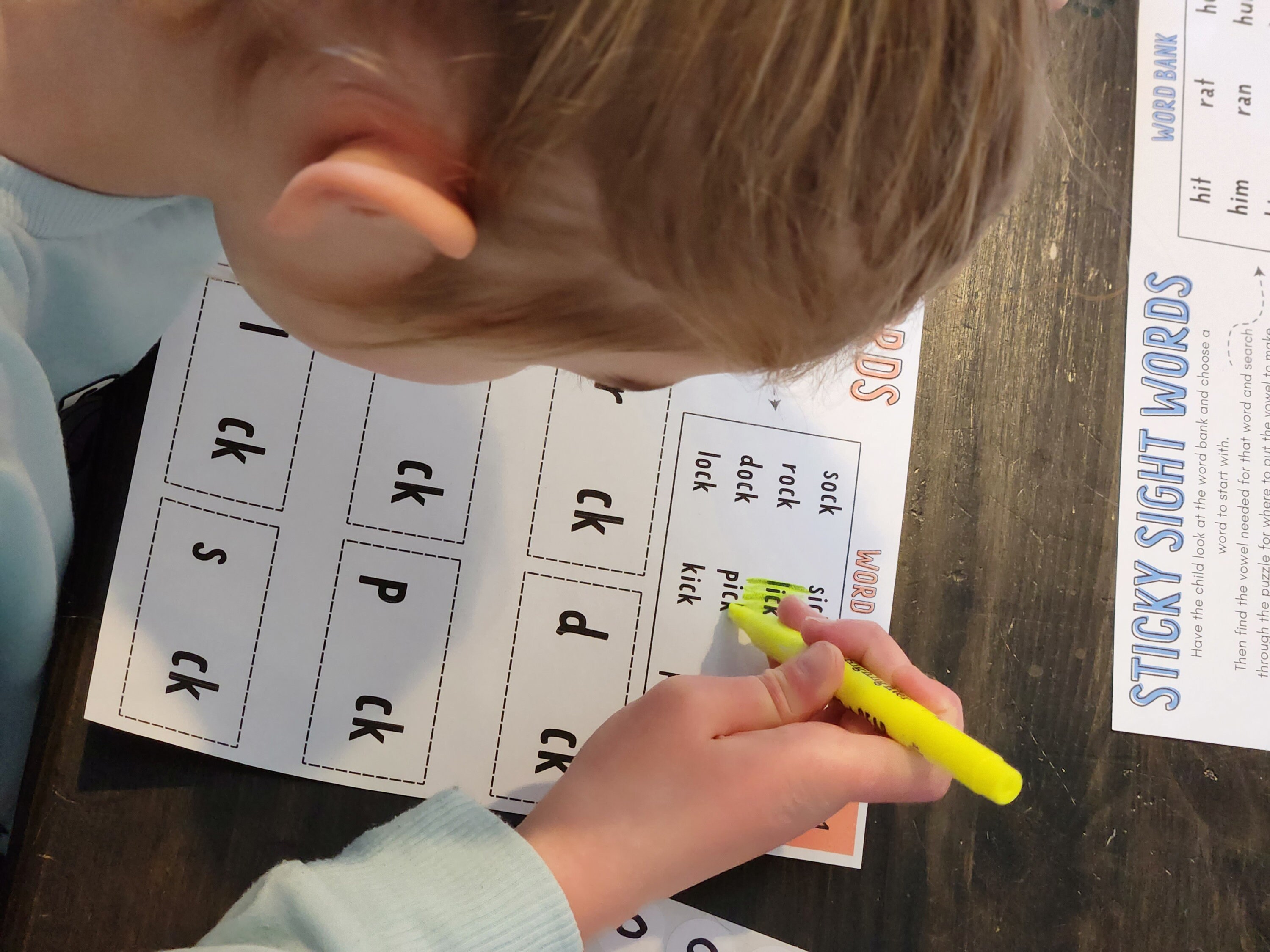 Sticky Sight Words Game Kindergarten Printable, Learn to Read, Reading ...