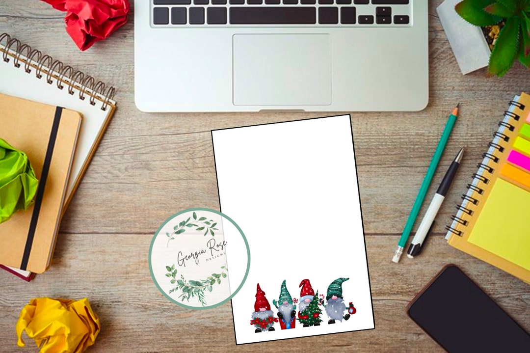 Christmas Gnomes Notepad Notes Christmas Christmas Pad - Etsy