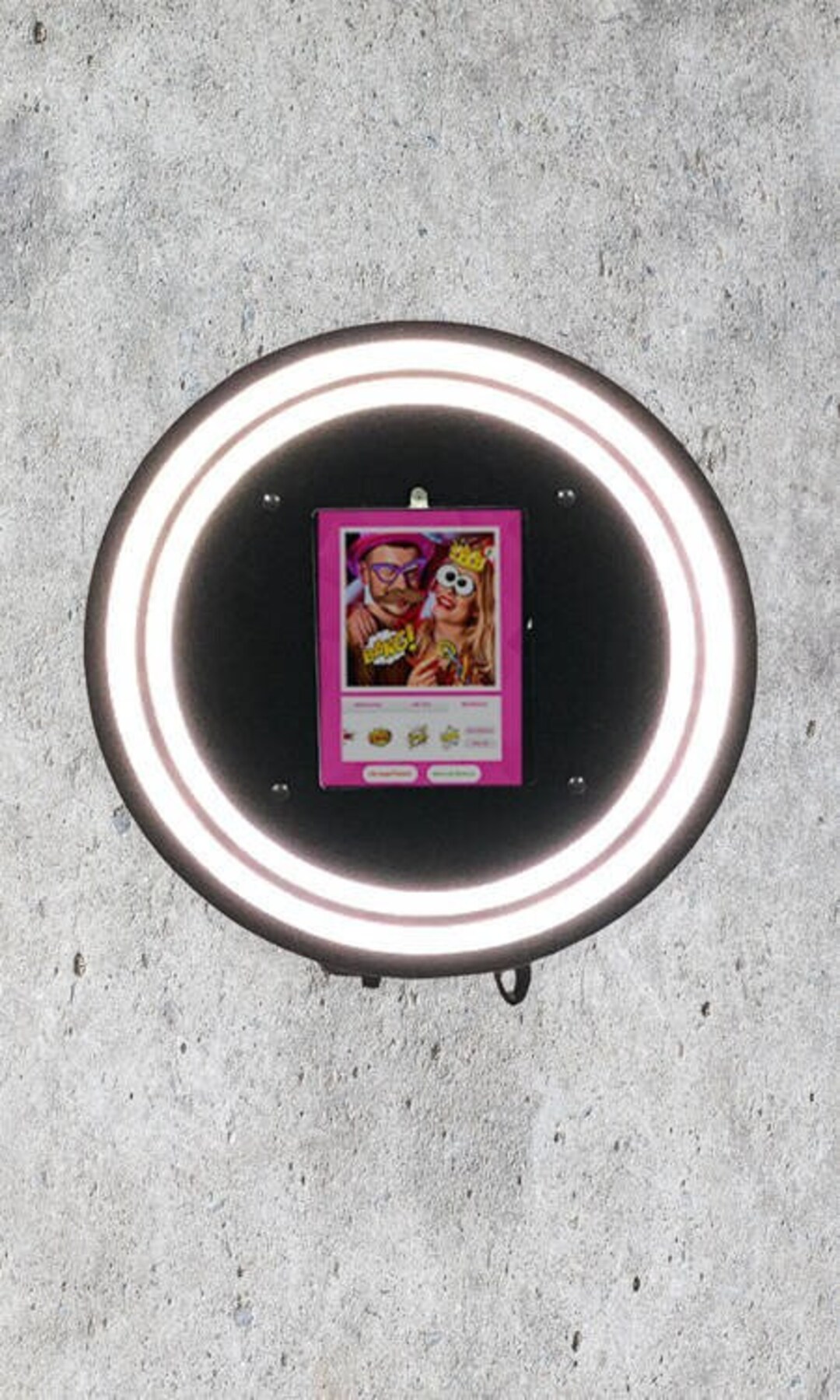 The RING Wall Mounted Photobooth Selfie Pod Photo Booth price Includes ...