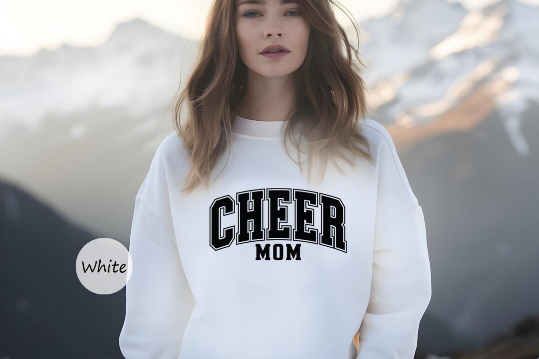 Cheer Mom Sweatshirt Cheer Mom Design Shirt Hoodie Cheer Mom Sweater ...