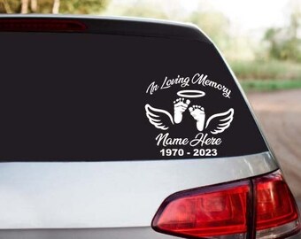Baby in Loving Memory Sticker - Etsy