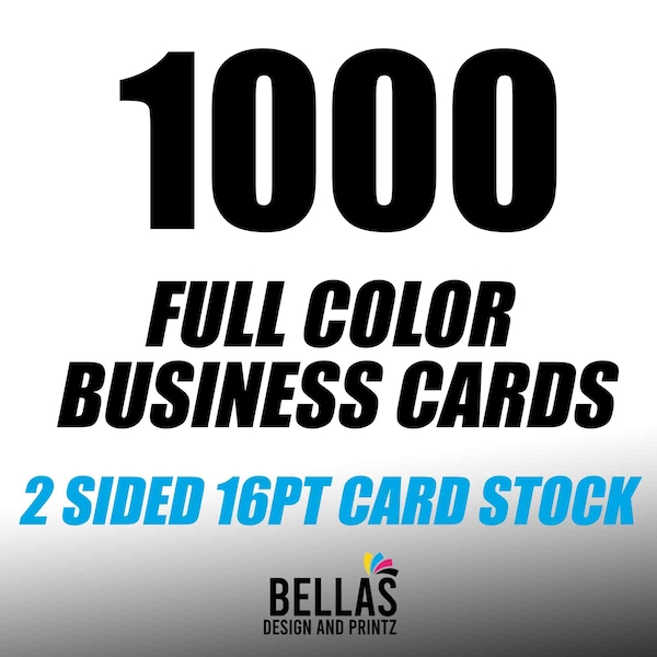 1000 Business Cards - Etsy