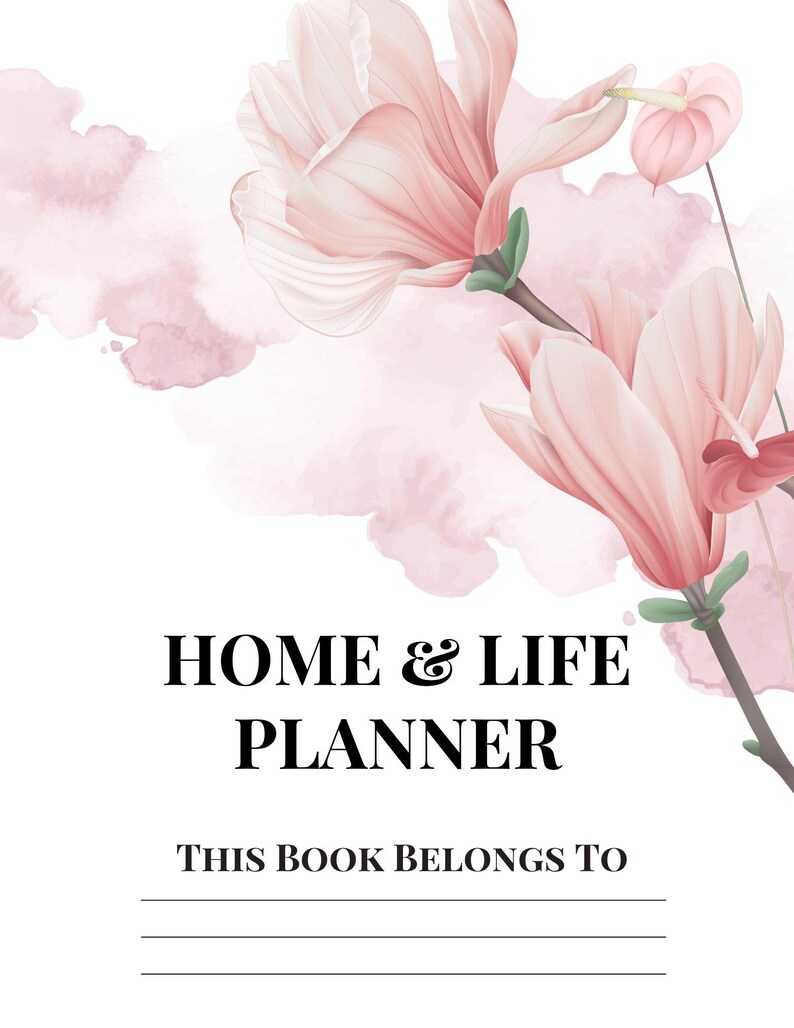 Home & Life Planner - Etsy