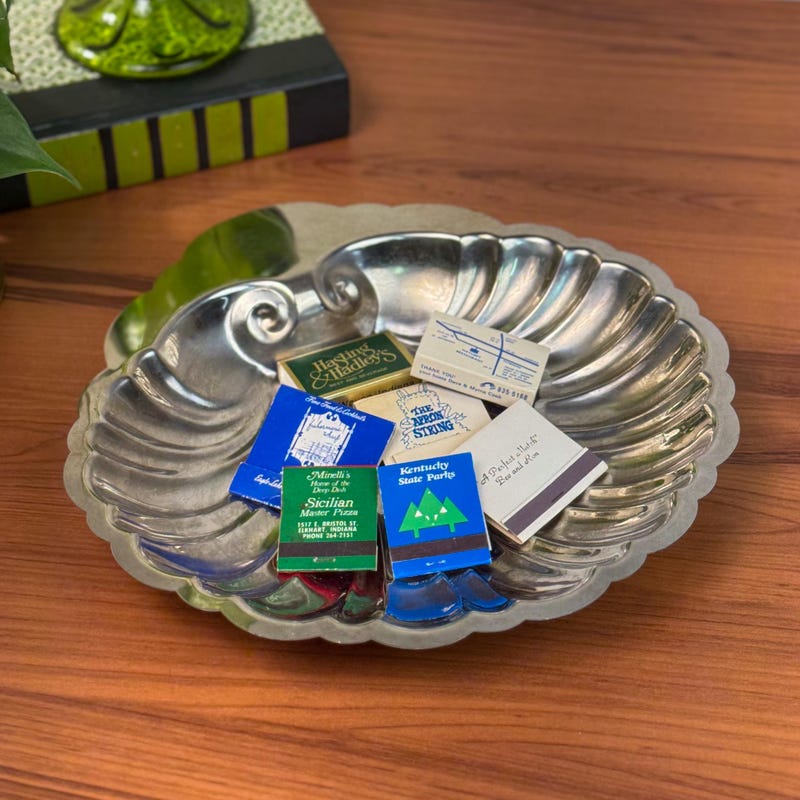 Shell Bowl Silver Plated - Etsy