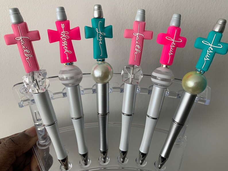 Beaded Cross Pens - Etsy