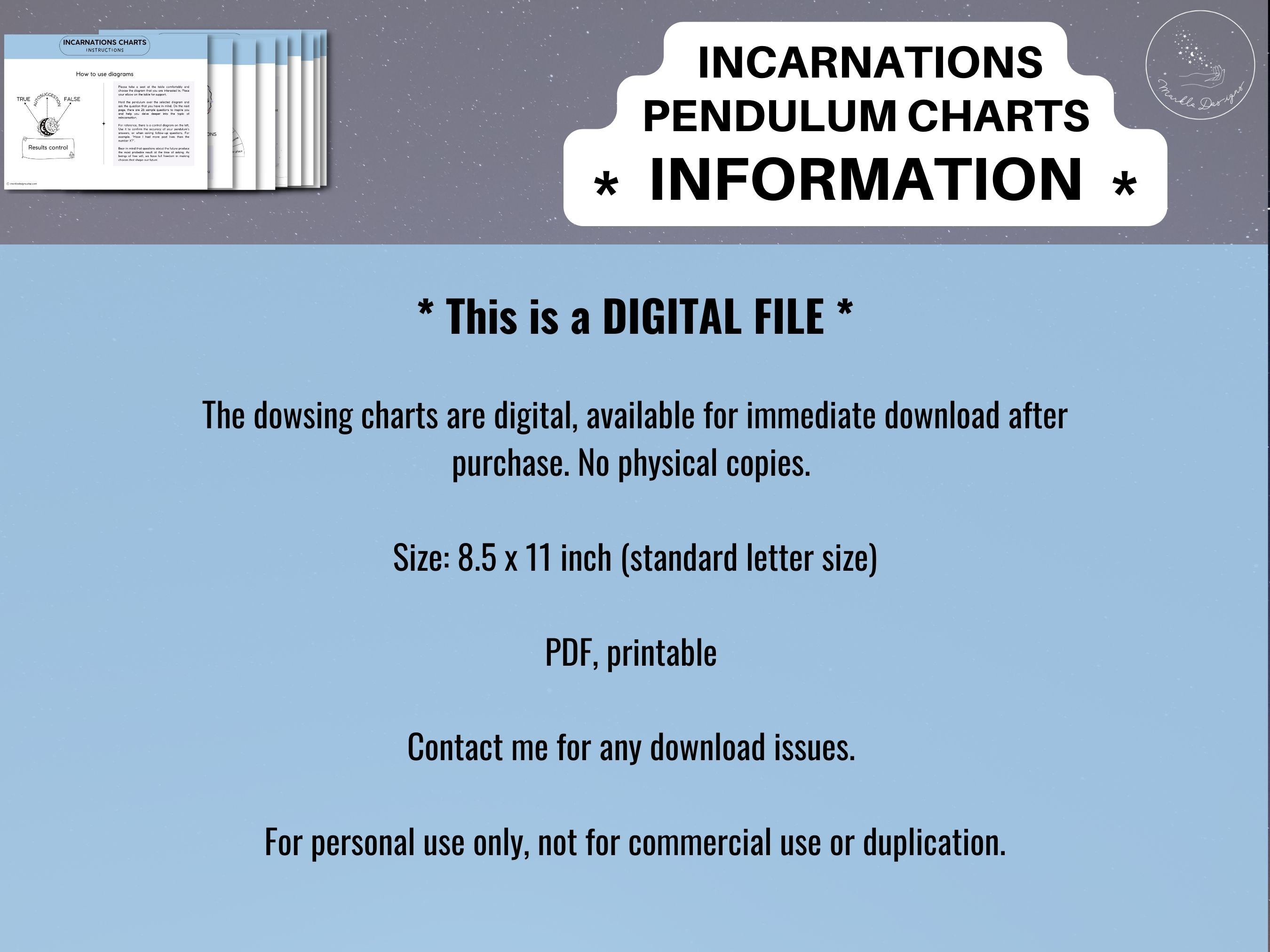 INCARNATIONS | Pendulum Chart | PAST LIVES | Dowsing Charts | Digital Download - Etsy