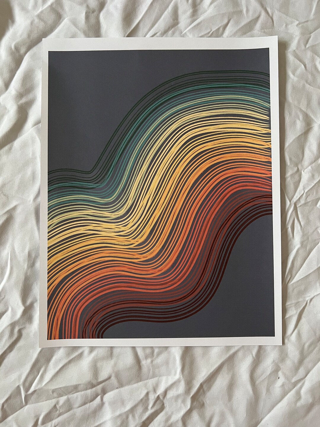 Colorful Abstract Art Print - Etsy