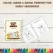 Safari Animal Coloring Book for Kids – 25 Printable Pages – Preschool ...