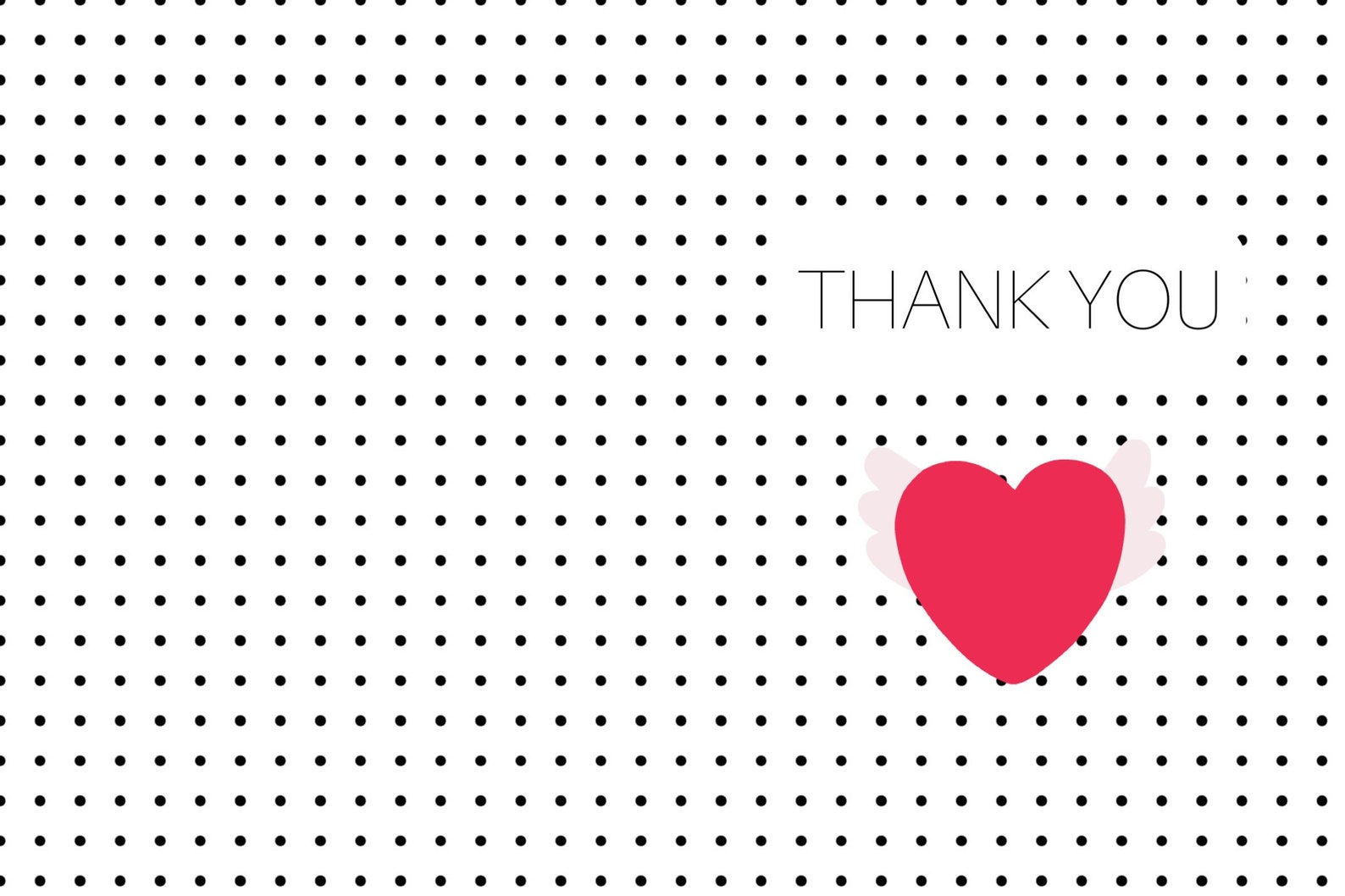 Folding Thank You Card Printable Set - Etsy