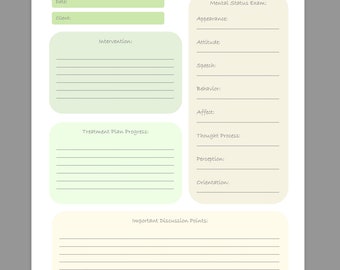 Therapy Session Notes - Etsy