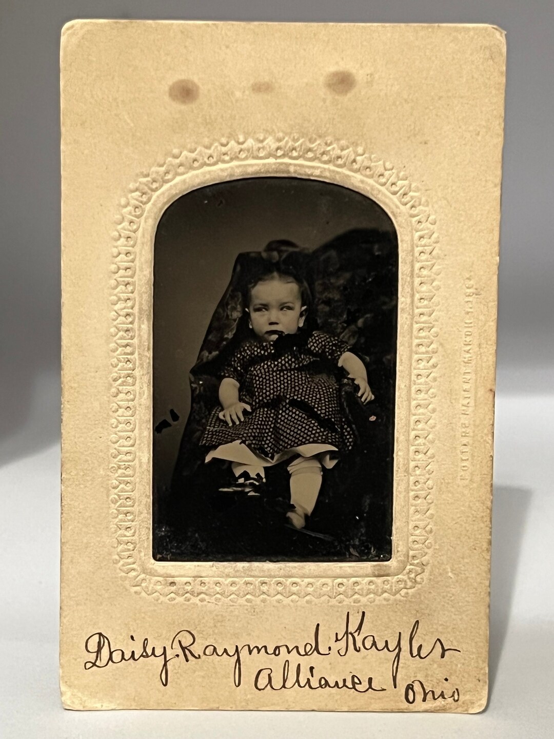 Antique Tintype Photograph Identified Little Girl - Etsy