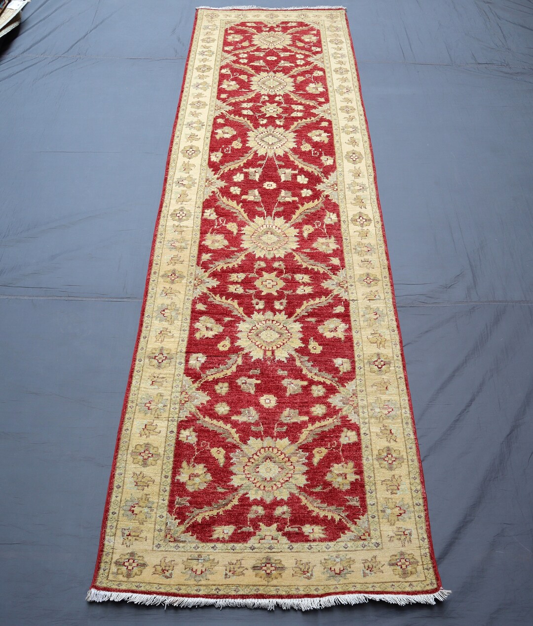 10 Ft Long Runner Rug, Afghan Super Fine Quality Rug, Turkmen Chobi Rug ...