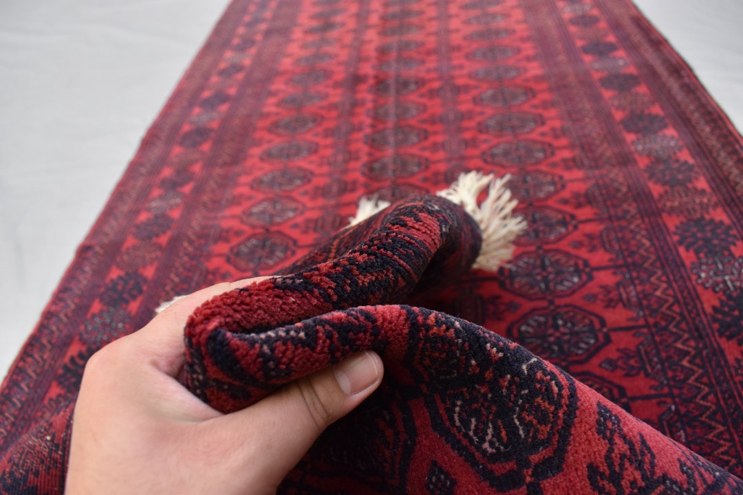 12.9 X 2.9 Ft Runner Rug, Afghan Handmade Wool Runner Rug, Vintage ...